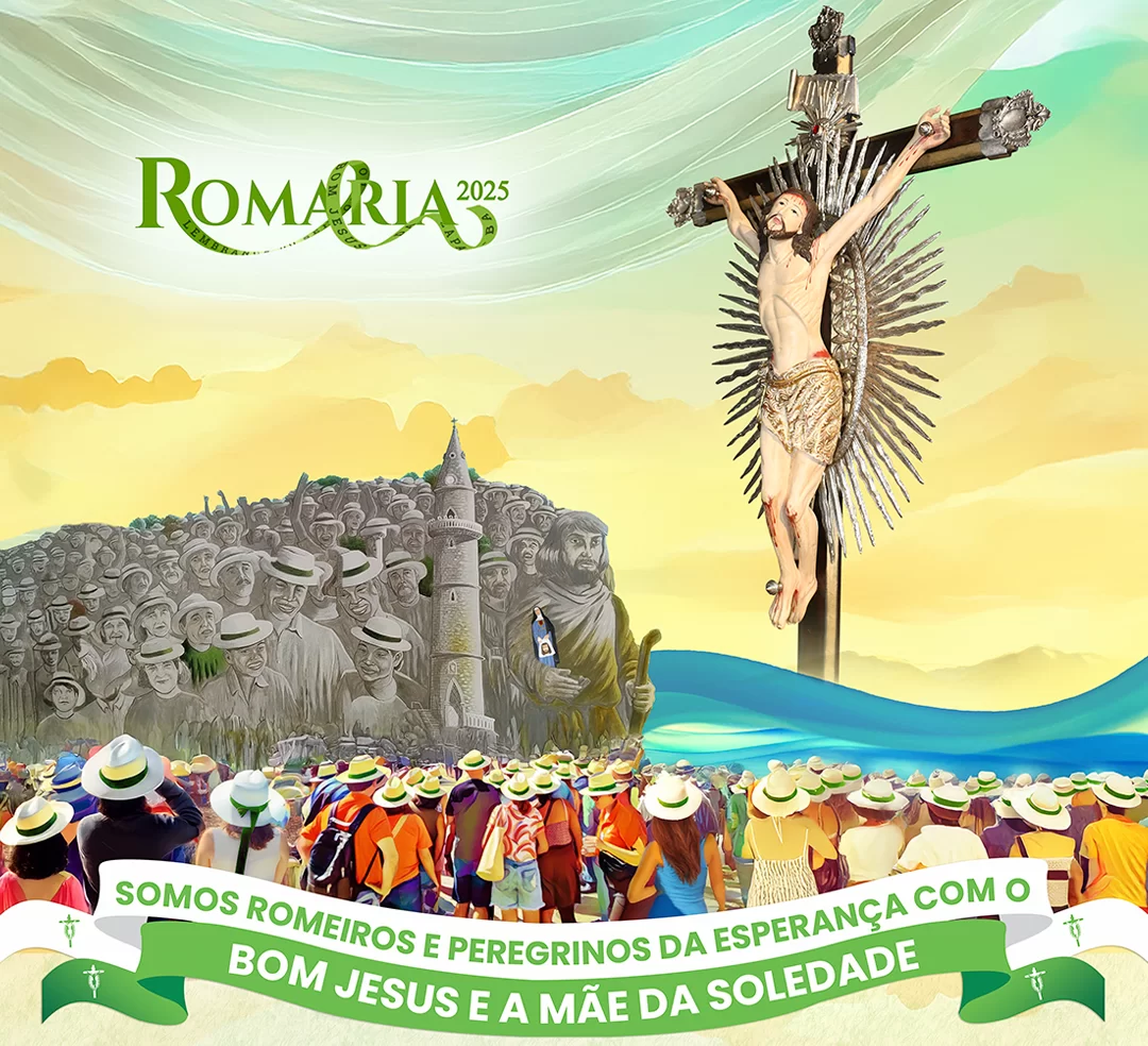 Romarias 2025 têm cartaz oficial apresentado no Santuário do Bom Jesus ...